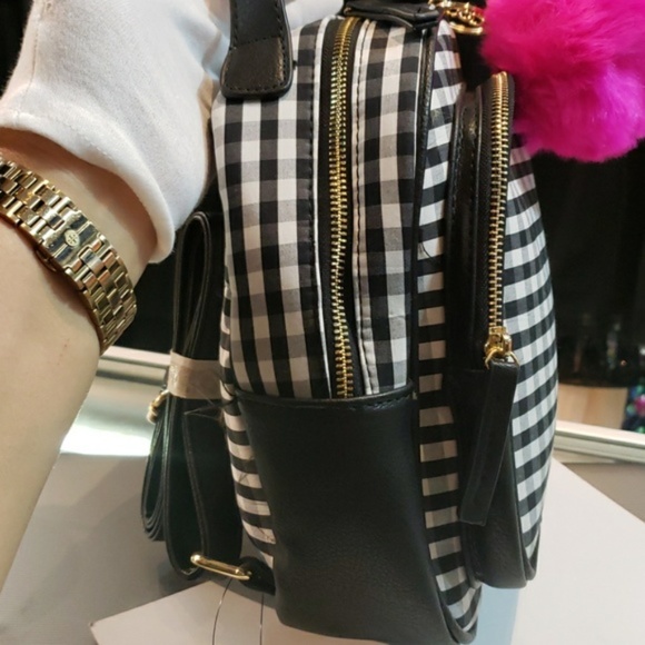 Bags | Plaid Mini Backpack Nwt | Poshmark